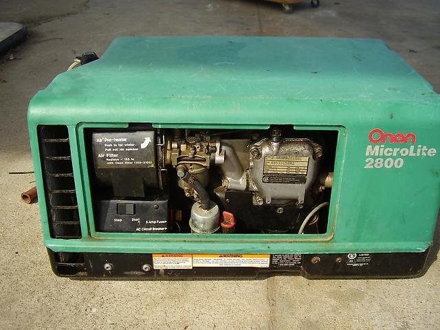 ONAN MICROLITE 2800 WATT GENERATOR FIXER UPPER | eBay