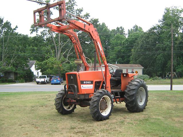 NICE ORIGNAL 6060 ALLIS-CHALMERS 4X4 LOADER TRACTOR | eBay