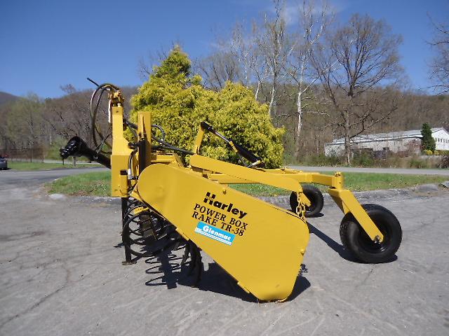 GLENMAC HARLEY RAKE POWER BOX TR-38 SOIL CONDITIONER ROCK HOUND 3 POINT ...